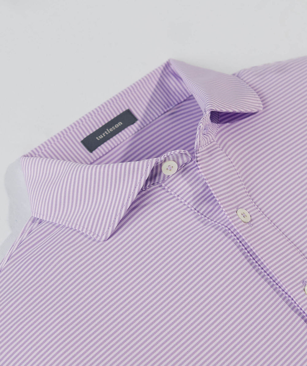 Carter Stripe Performance Men's Polo – Turtleson Events