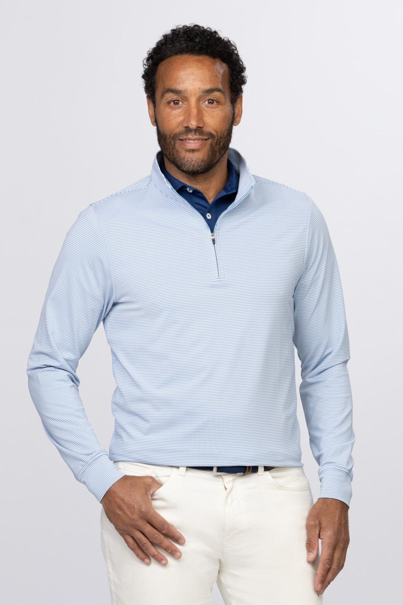 Carter Stripe Quarter-Zip Pullover – Turtleson Events